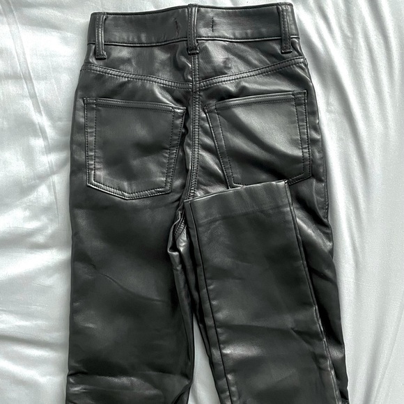 OAK + FORT | Pants & Jumpsuits | Nwt Oak Fort Leather Pants | Poshmark